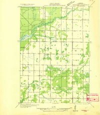 1931 Map of Manistee SE, Mason County, MI — High-Res | Pastmaps